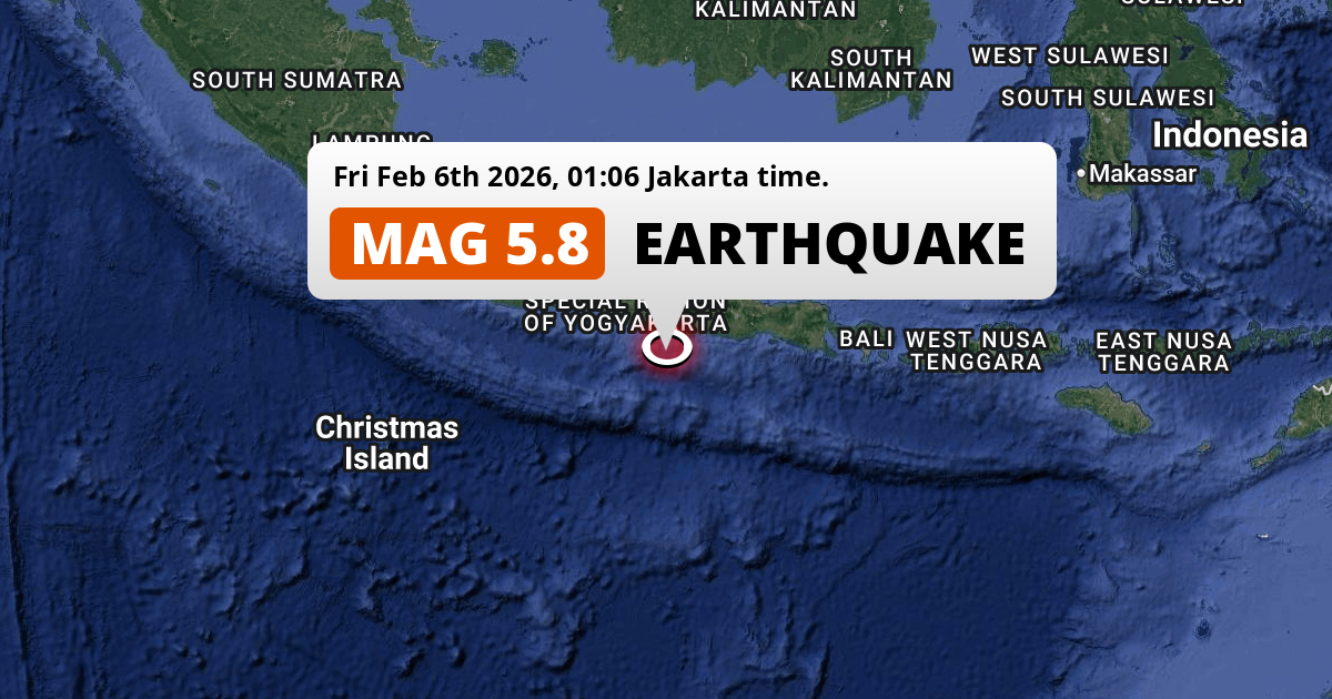 On Friday Night a Significant M5.8 Earthquake struck in the Indian ...
