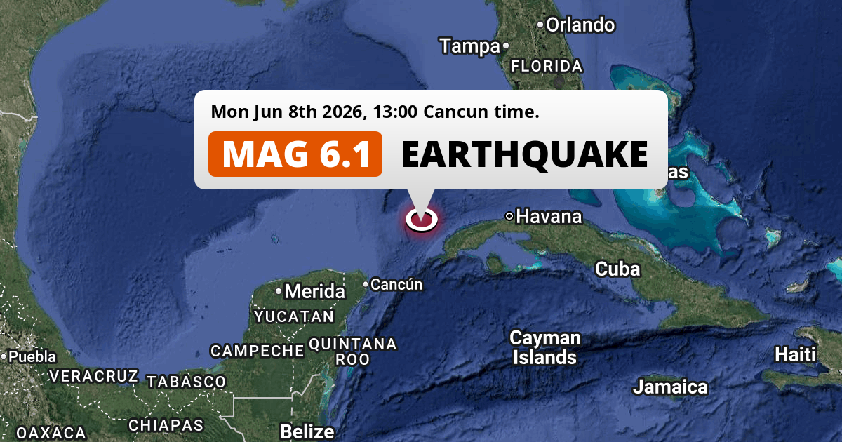 On Monday Afternoon an Unusually powerful M6.1 Earthquake struck in the ...